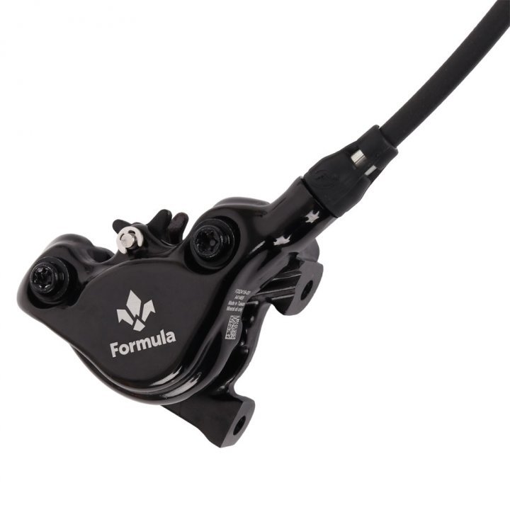 Cura Flat Mount complete caliper Black - Brake Parts ...